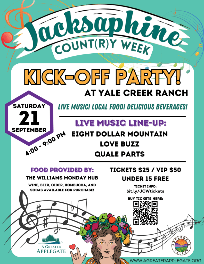 Applegate Jacksaphine Count(r)y Week - Starts with a Party! - SOREDI