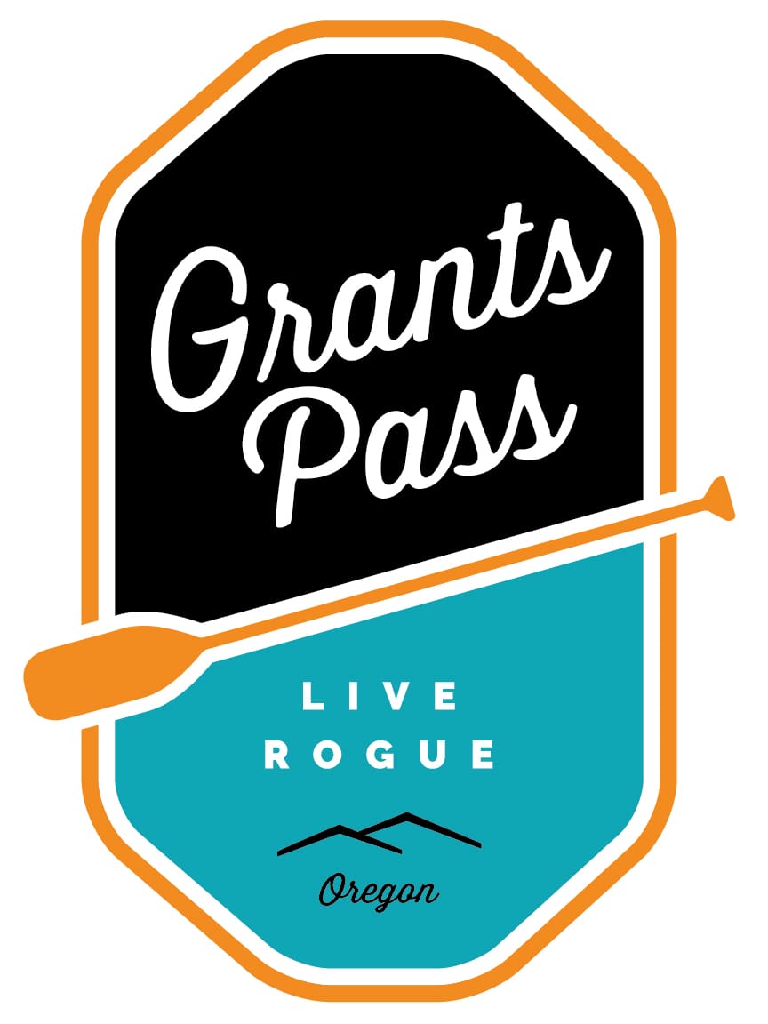 City of Grants Pass logo Live Rogue - SOREDI
